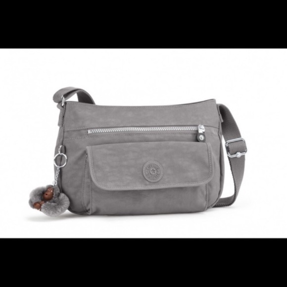 Kipling | Bags | Euc Kipling Syro Crossbody Bag Distressed Gray | Poshmark